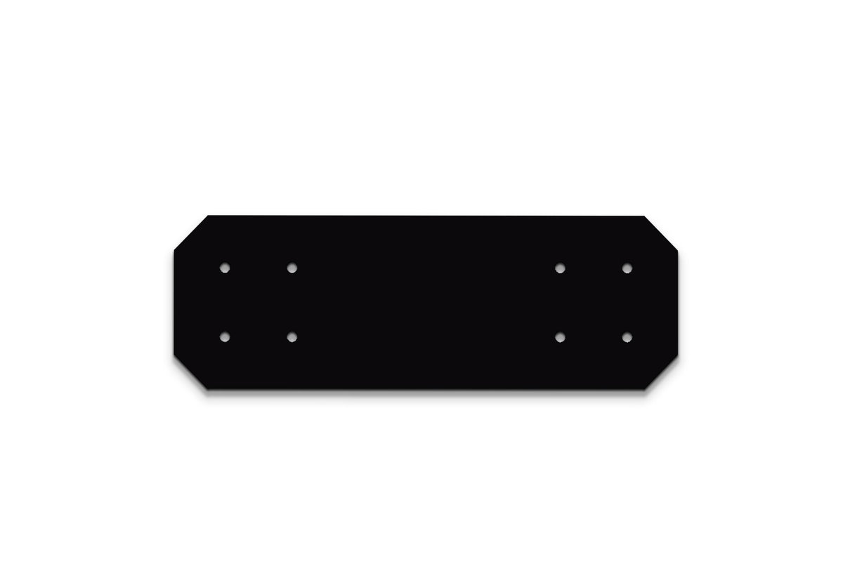 Chamfered 8" Steel Pergola Bracket: Heavy-Duty Truss Plate – Texas ...