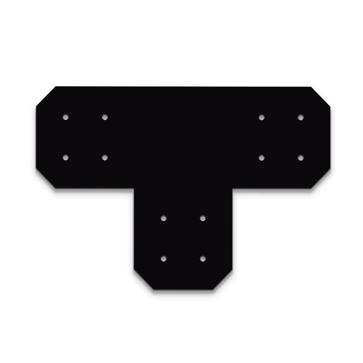 Chamfered 8" Steel T Bracket: Pergola Truss Support – Texas Metal Makers