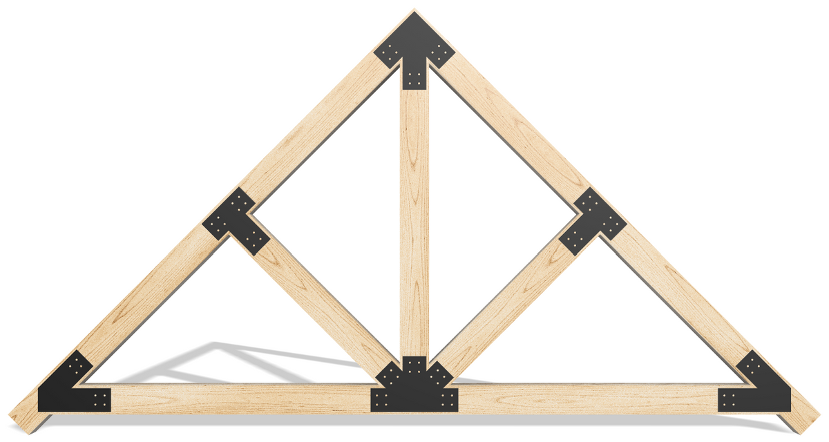 Structural Design Timber Truss Brackets for 8x8 Posts, 8" Timber Truss ...
