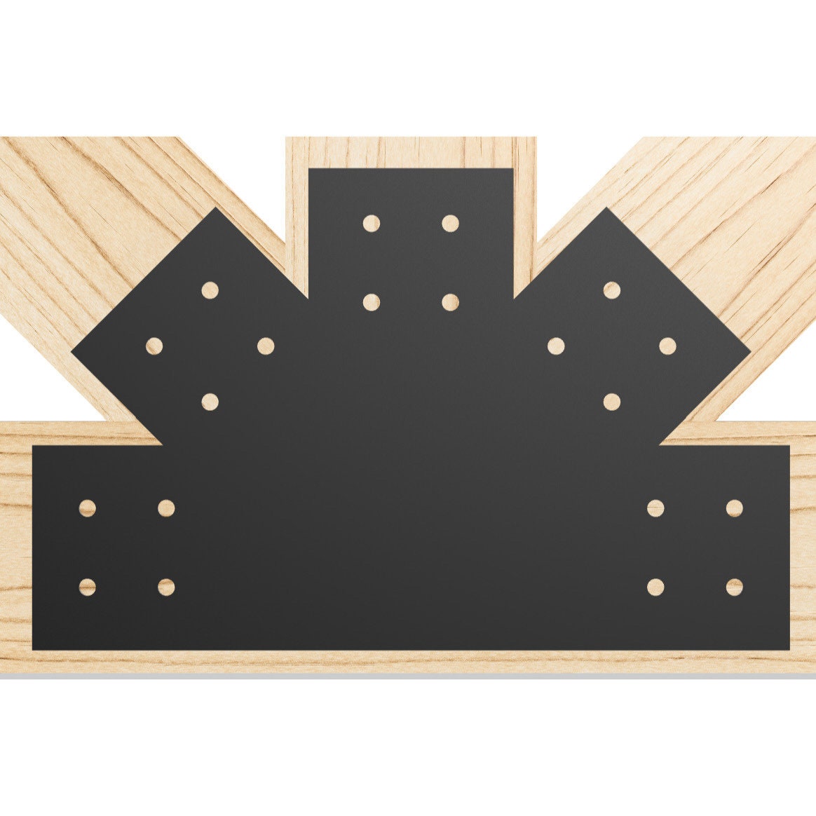 6x6 Structural Design Timber Truss Brackets for 6x6 Posts, 6" Timber T ...