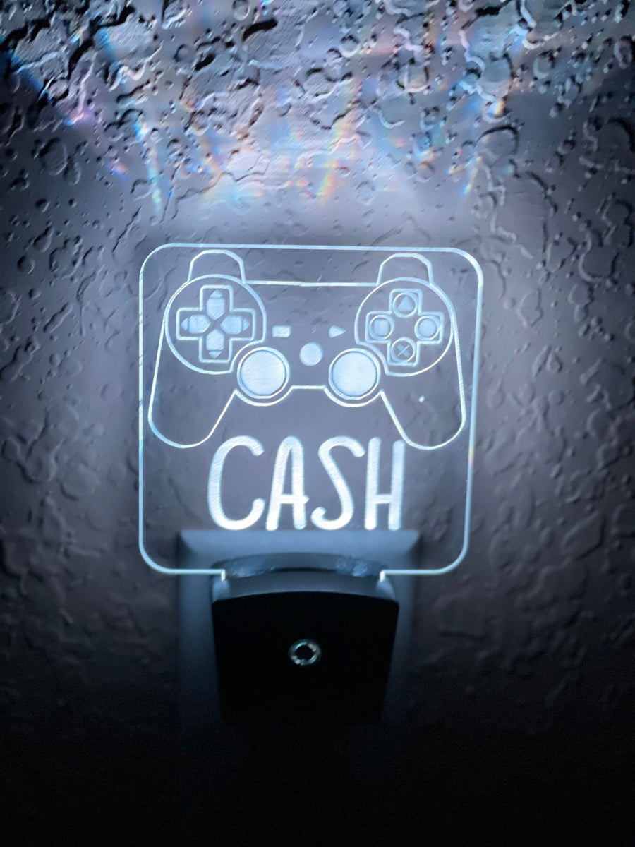 Personalized LED Playstation 4 PS4 Controller Night Light | 7 Color Ch ...