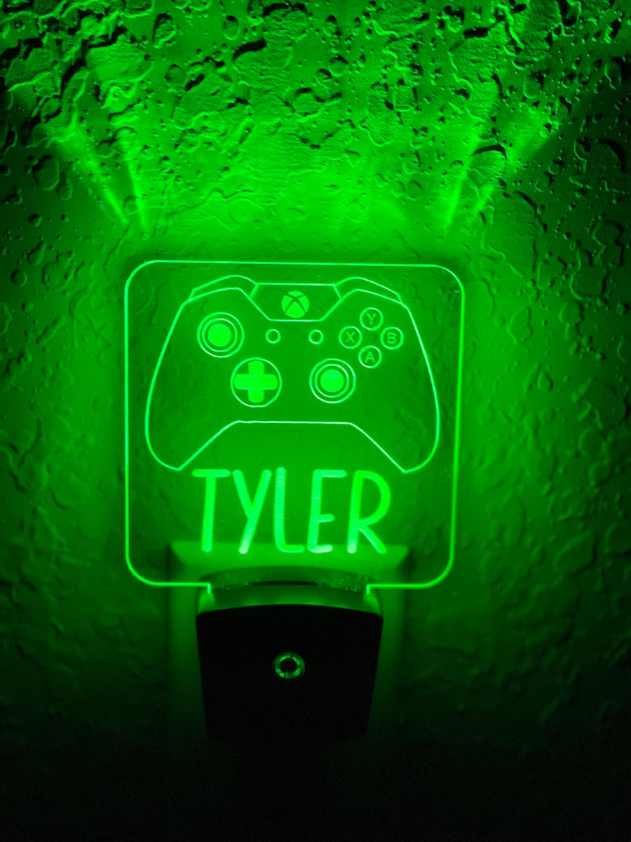 Personalized LED Xbox Controller Night Light | 7 Color Changing | Plug ...