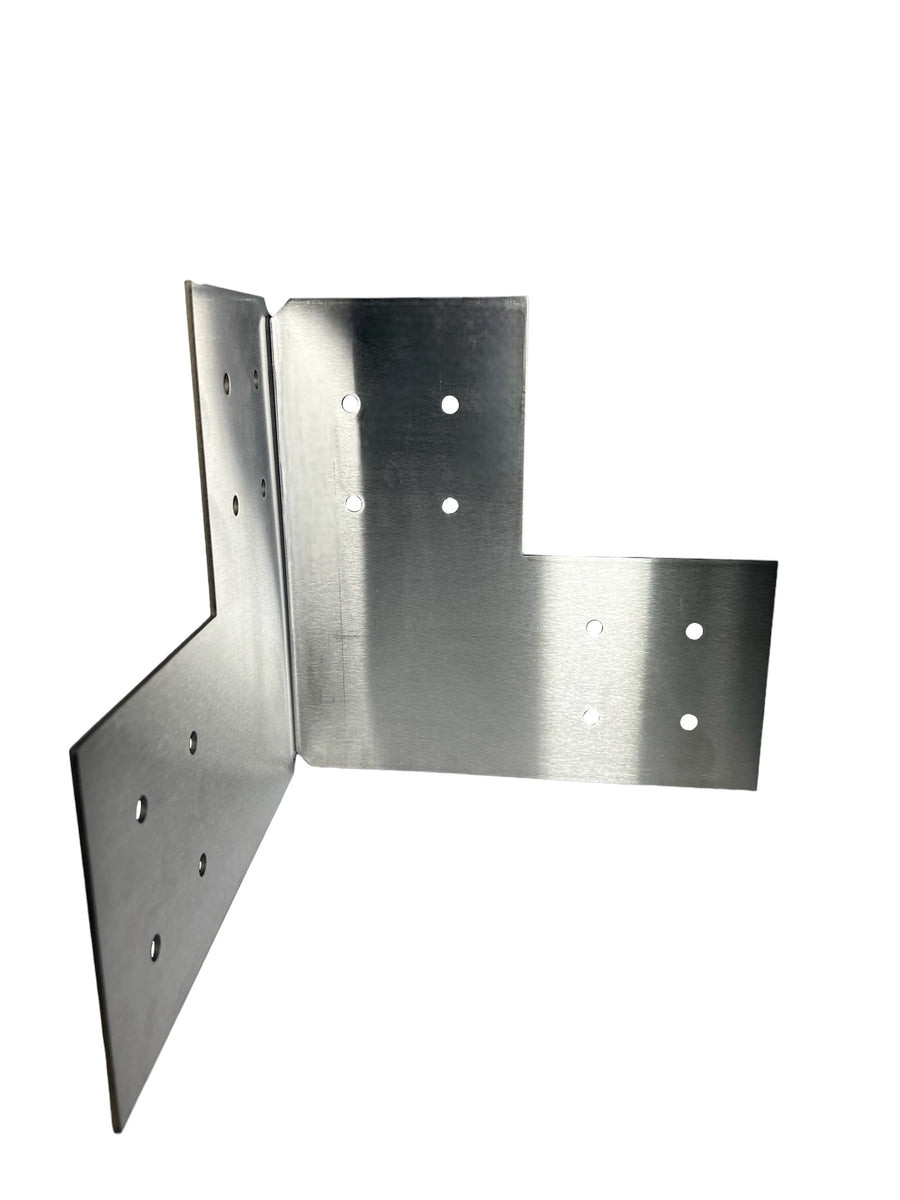 Stainless Steel Structural Design Corner Bracket for 6x6 Post, 6x6 Sta ...