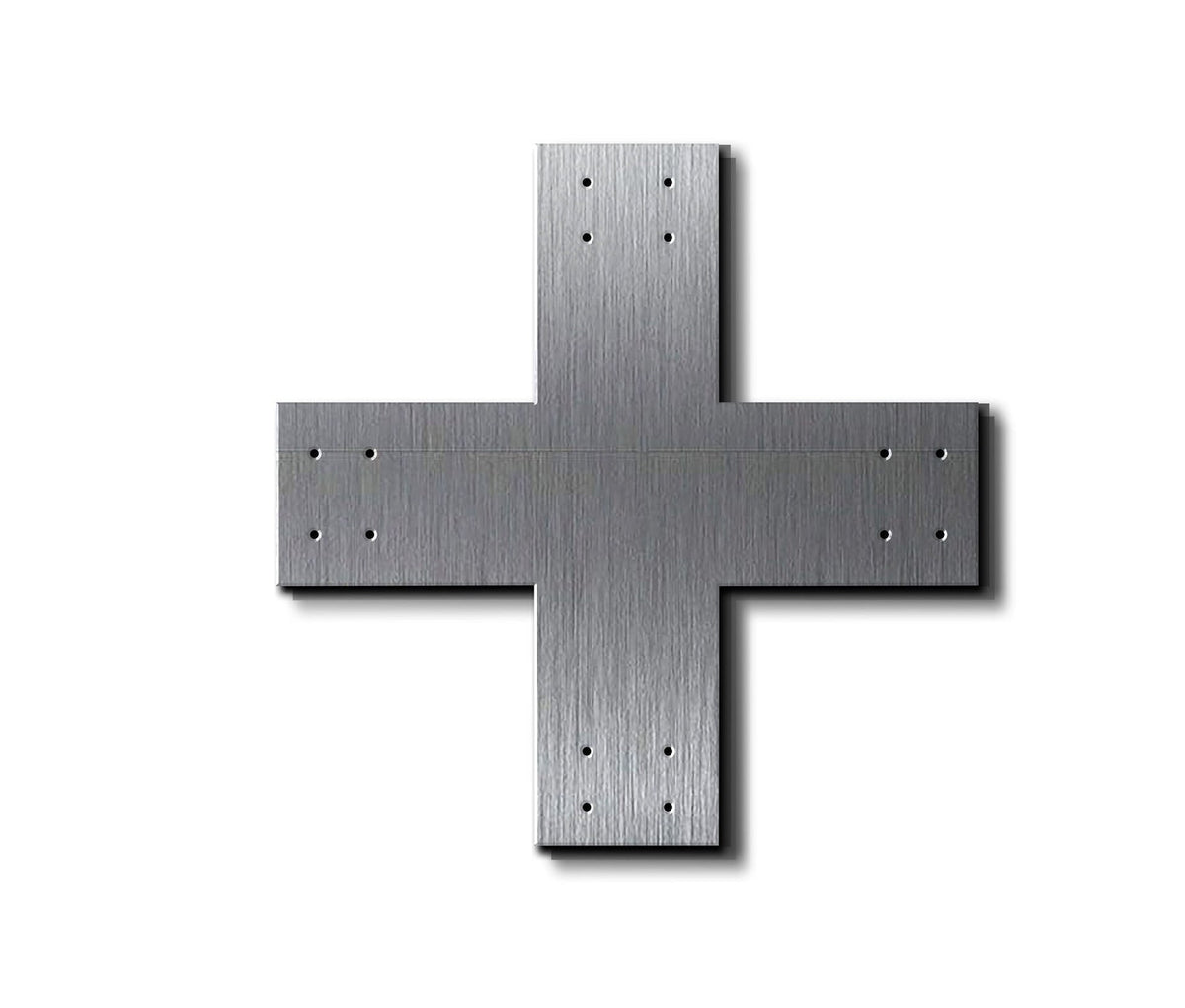 Stainless Steel Structural Design X Bracket for 6x6 Post, 6x6 Bolt Pla ...
